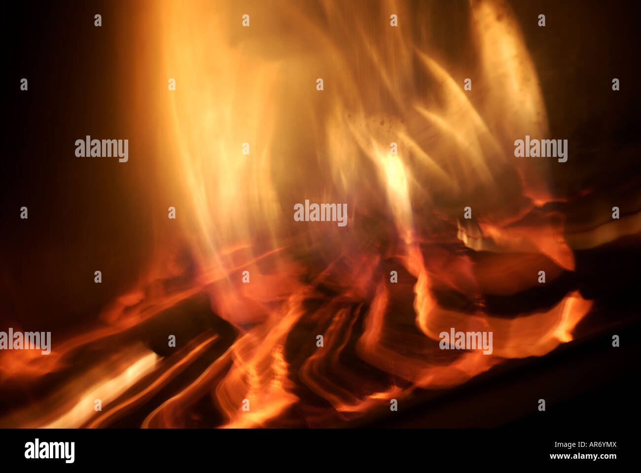 Fire and flames with blur effect Stock Photo - Alamy
