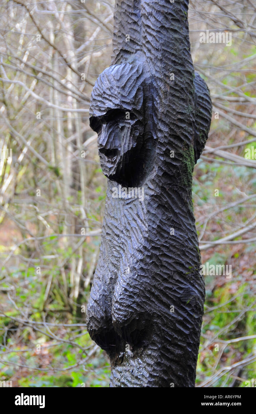 "Bean An T-Visce" (detail). Outdooor sculpture by Alannah Robins, 1995 ...