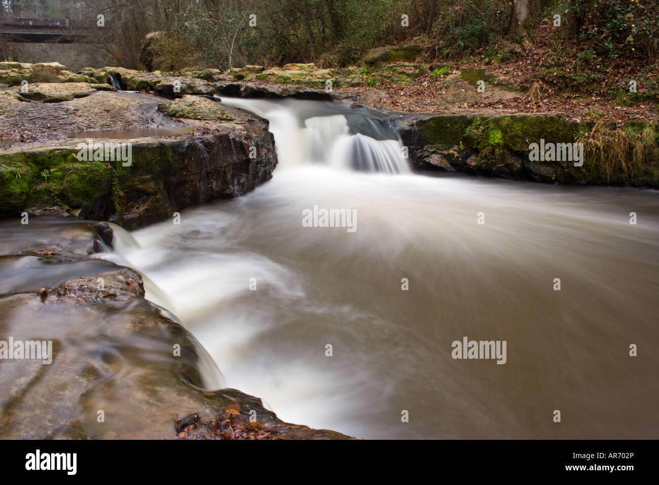 Merit Waterpark Waterfalls Stock Photo - Alamy