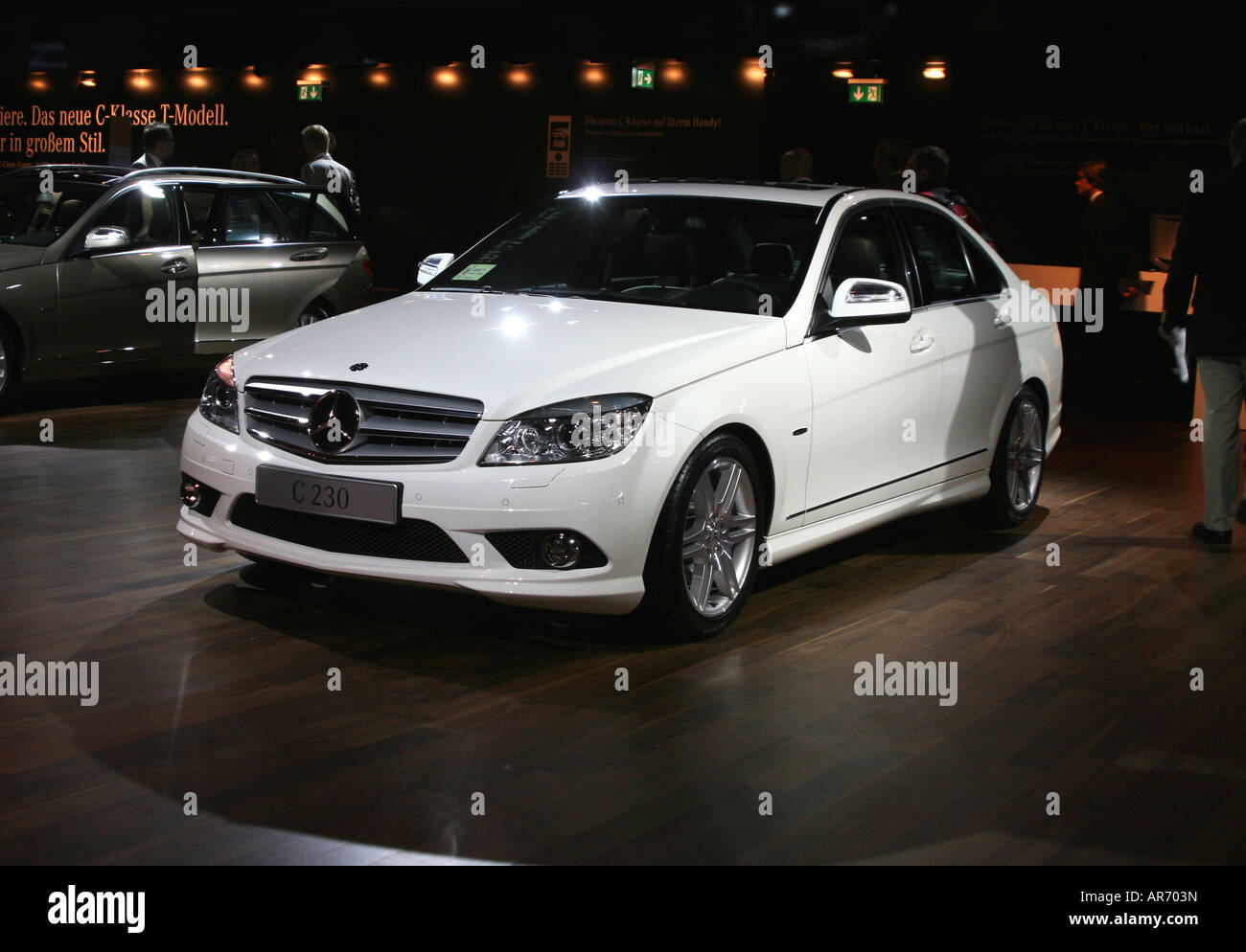 A Mercedes C 230 at the IAA International Motor Show in Frankfurt ...