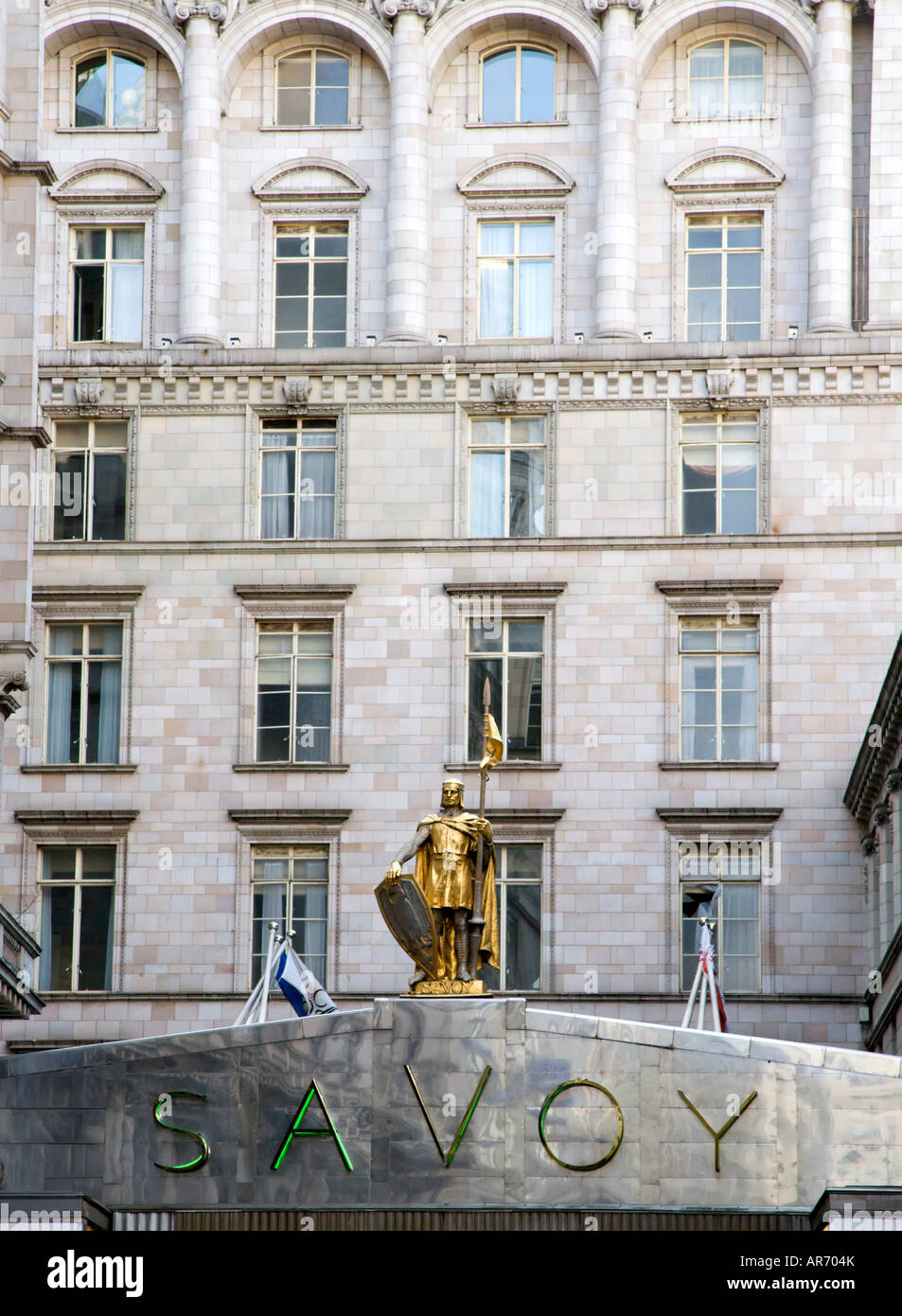 The front of the Savoy Hotel in London Stock Photo - Alamy