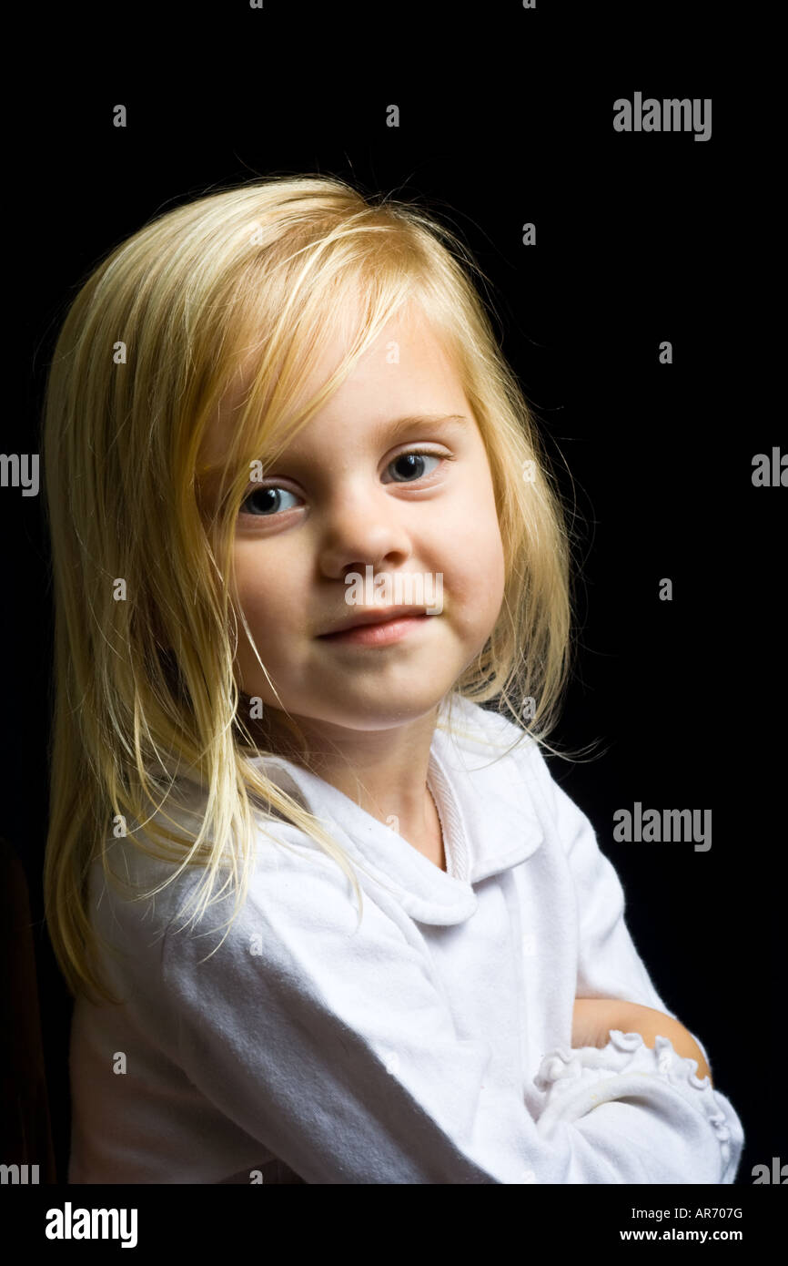 Innocent look of Girl Stock Photo - Alamy