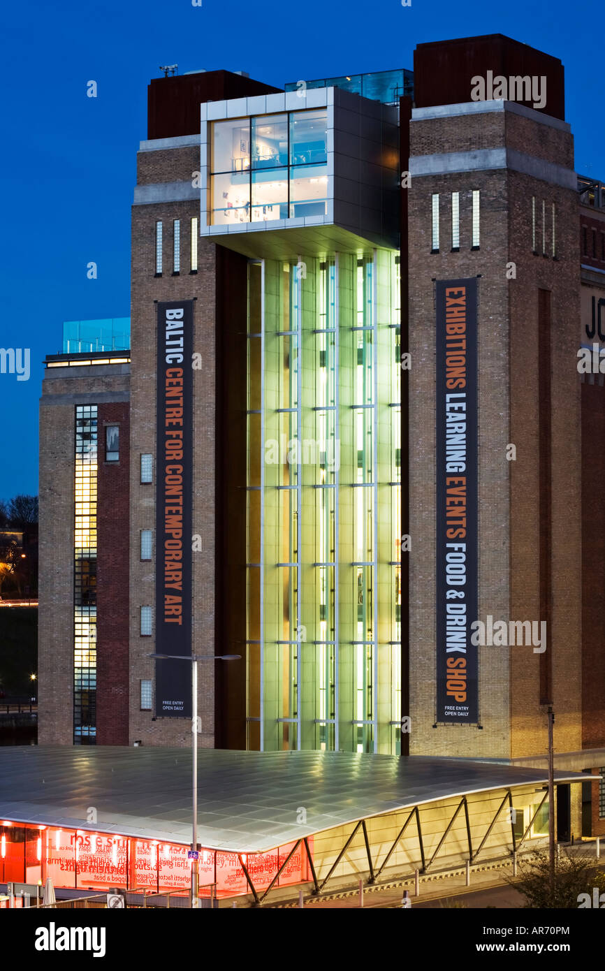 The Baltic centre for contemporary art on the Gateshead side of the ...
