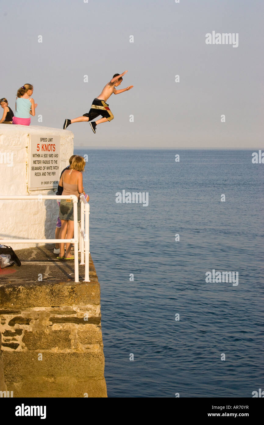 Child Jumping Off Wall High Resolution Stock Photography and Images - Alamy