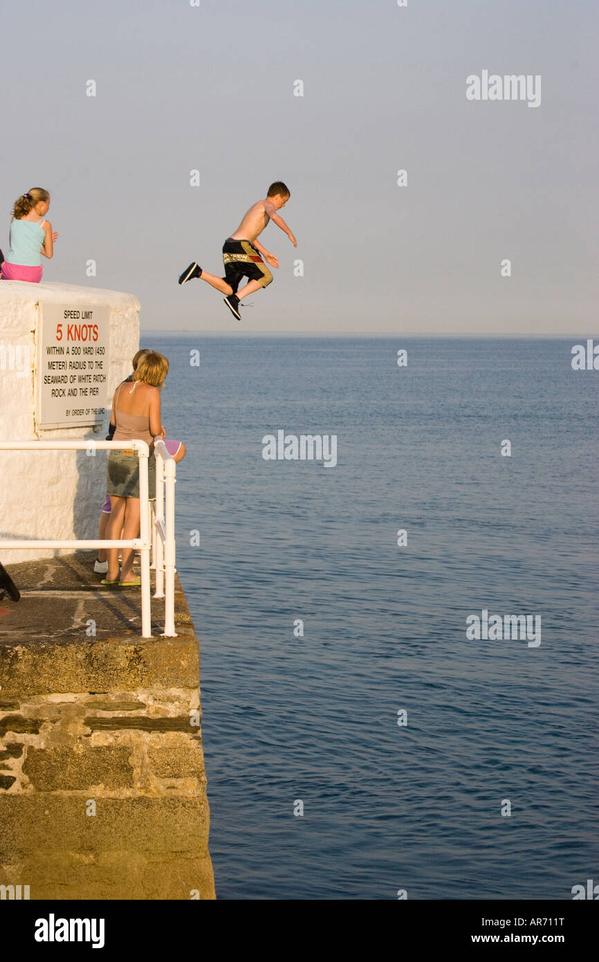 Child Jumping Off Wall High Resolution Stock Photography and Images - Alamy