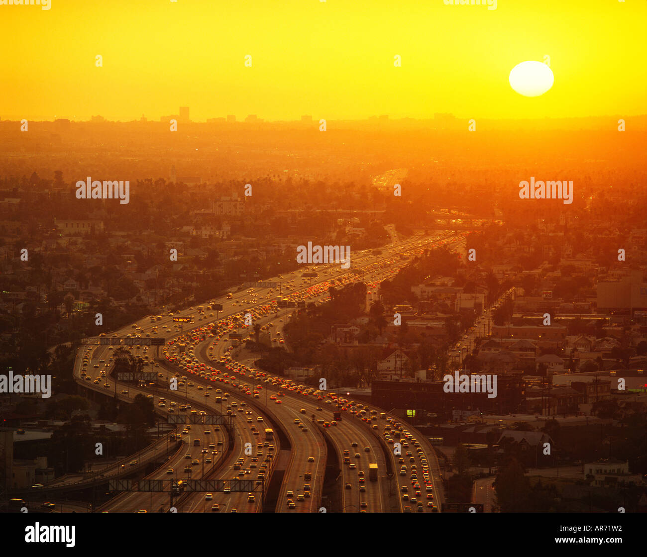 Santa monica freeway hi-res stock photography and images - Alamy