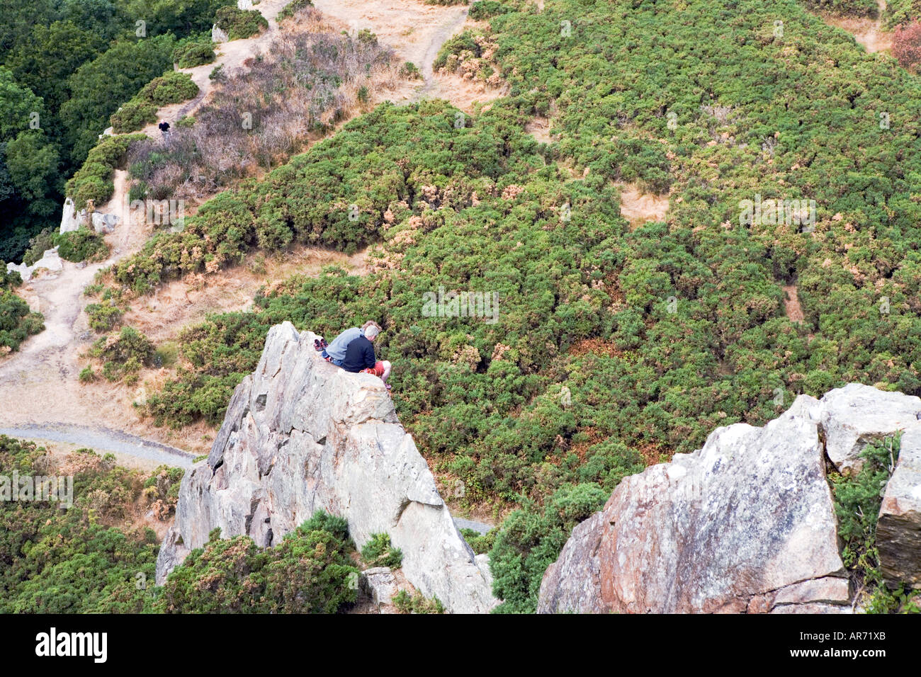Rock climbers taking break hi-res stock photography and images - Alamy