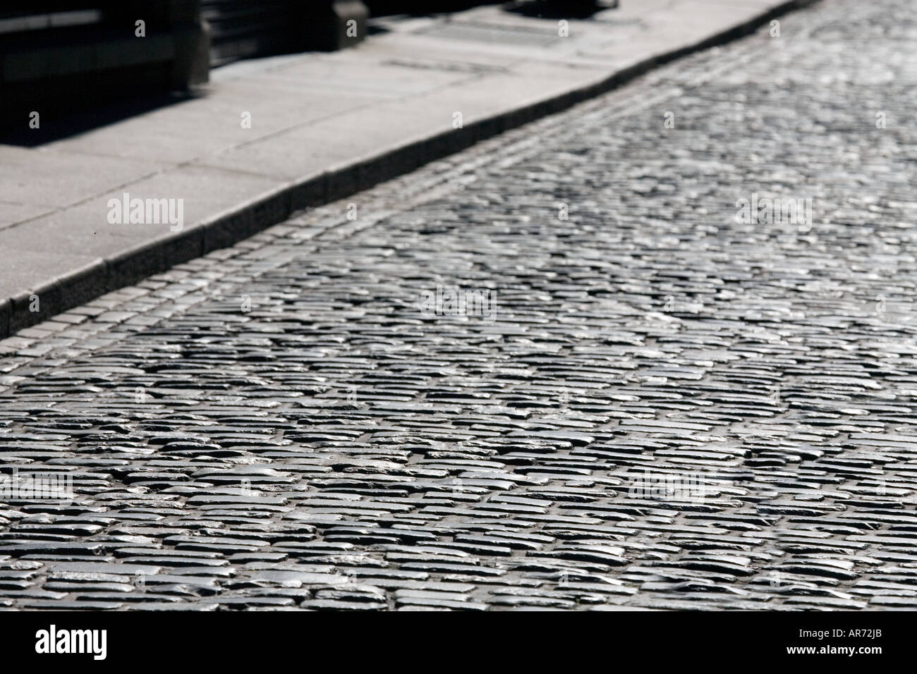Cobble stone lane Stock Photo - Alamy