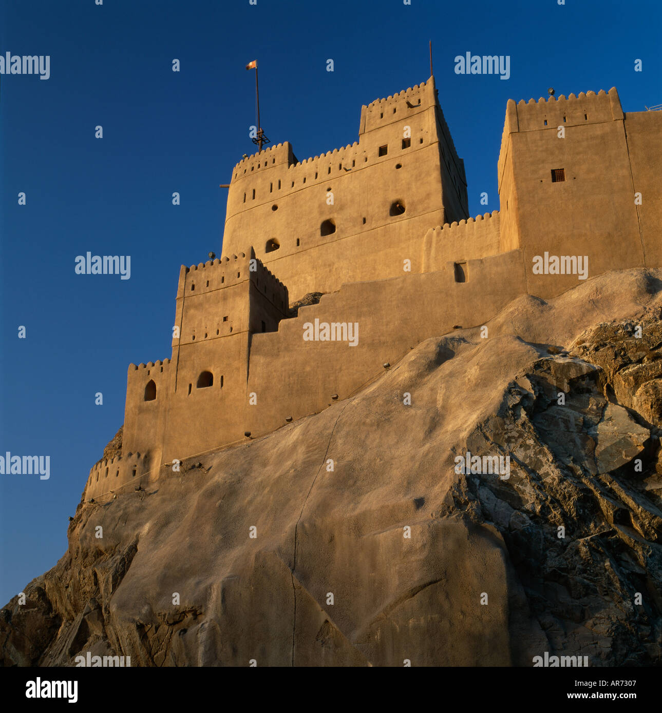 Al Jalali Fort, Muscat, Sultanate of Oman. Exterior Stock Photo - Alamy