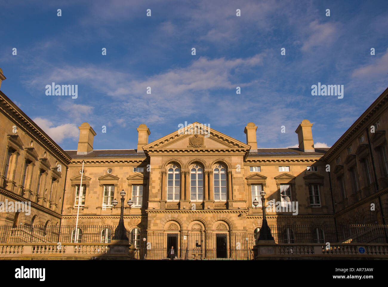 Custom House, cathedral square, Belfast, n Northern Ireland, major city ...