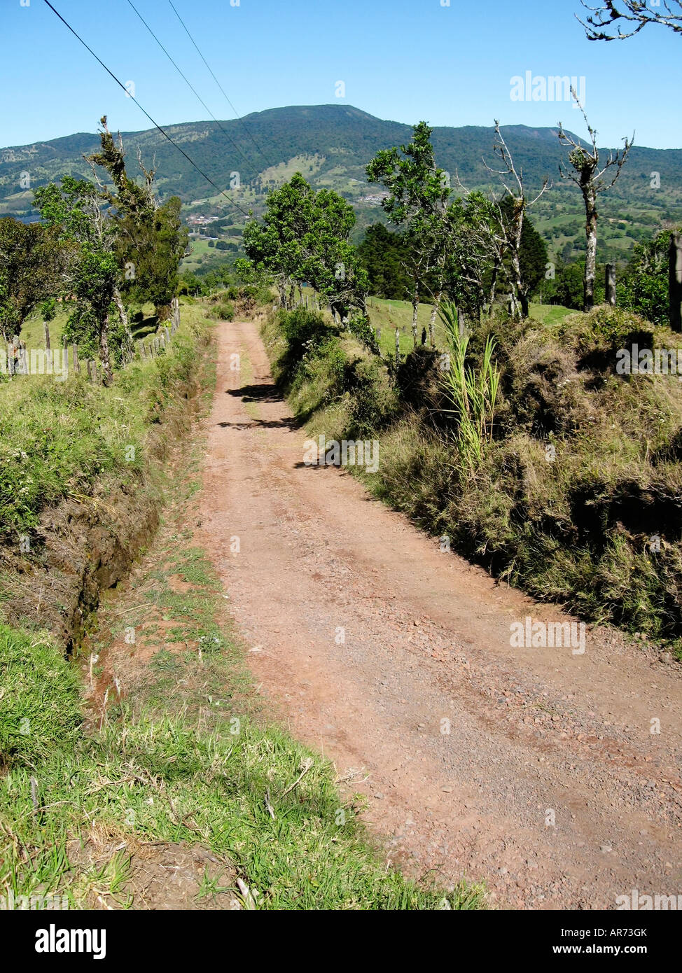 dirt road in costa rica Stock Photo - Alamy