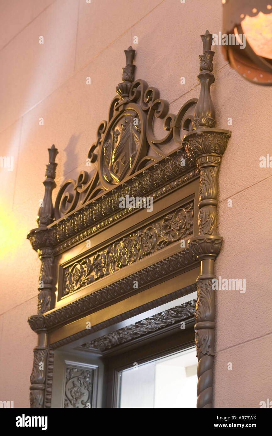 Ornate ticket window at the California Theatre in Downtown San Jose ...