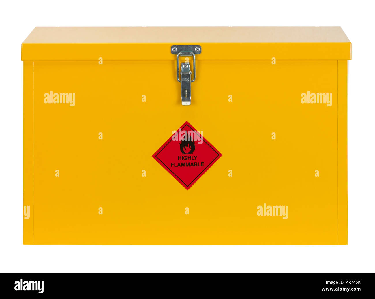 Yellow cabinet with flammable sign hi-res stock photography and images ...