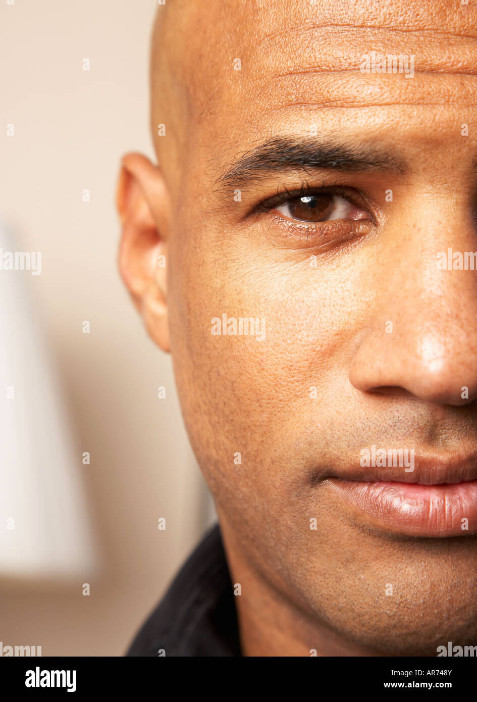 Close up of Mixed Race man’s face Stock Photo - Alamy