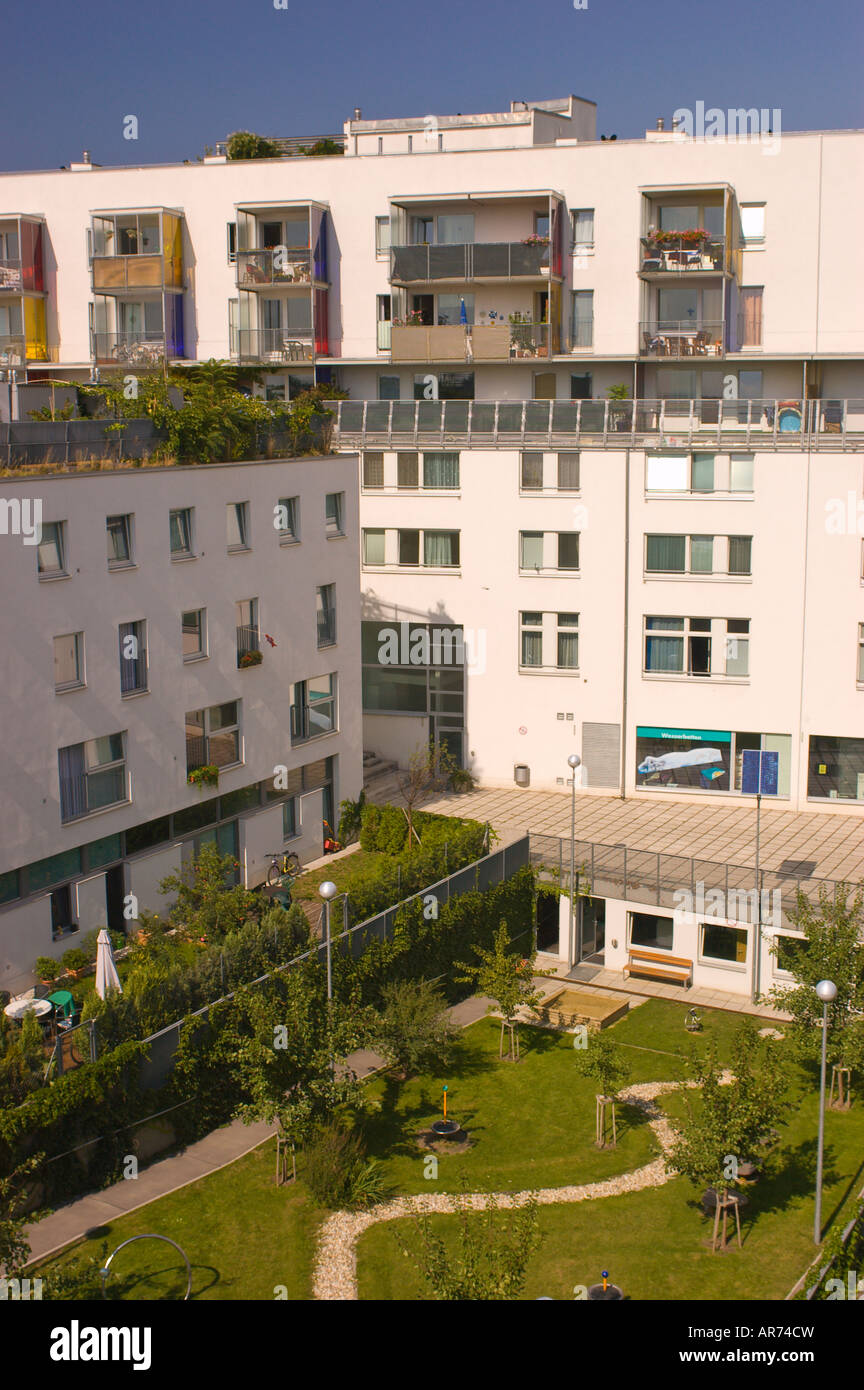 VIENNA AUSTRIA - Global Yard council housing, multicultural municipal ...