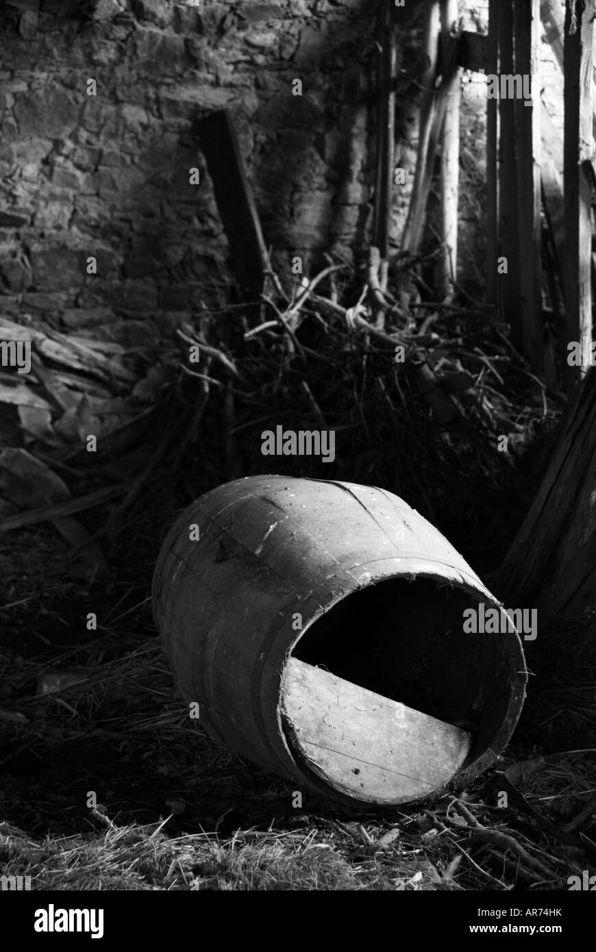 Inside of old barn hi-res stock photography and images - Alamy