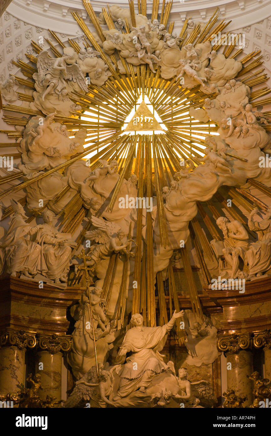 High altar in baroque church hi-res stock photography and images - Alamy