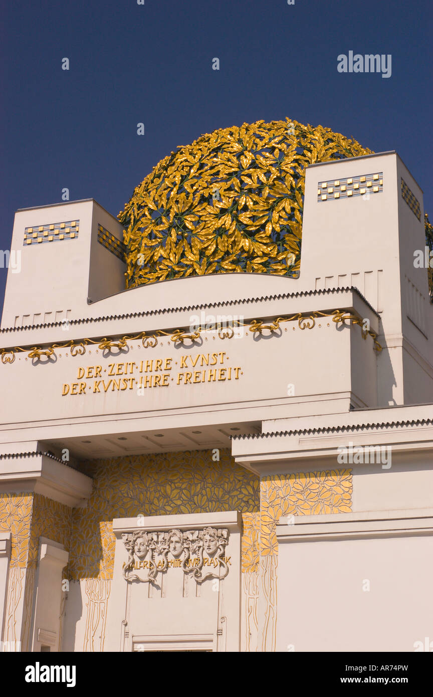 VIENNA AUSTRIA Secession building designed by modern architect Joesph M ...