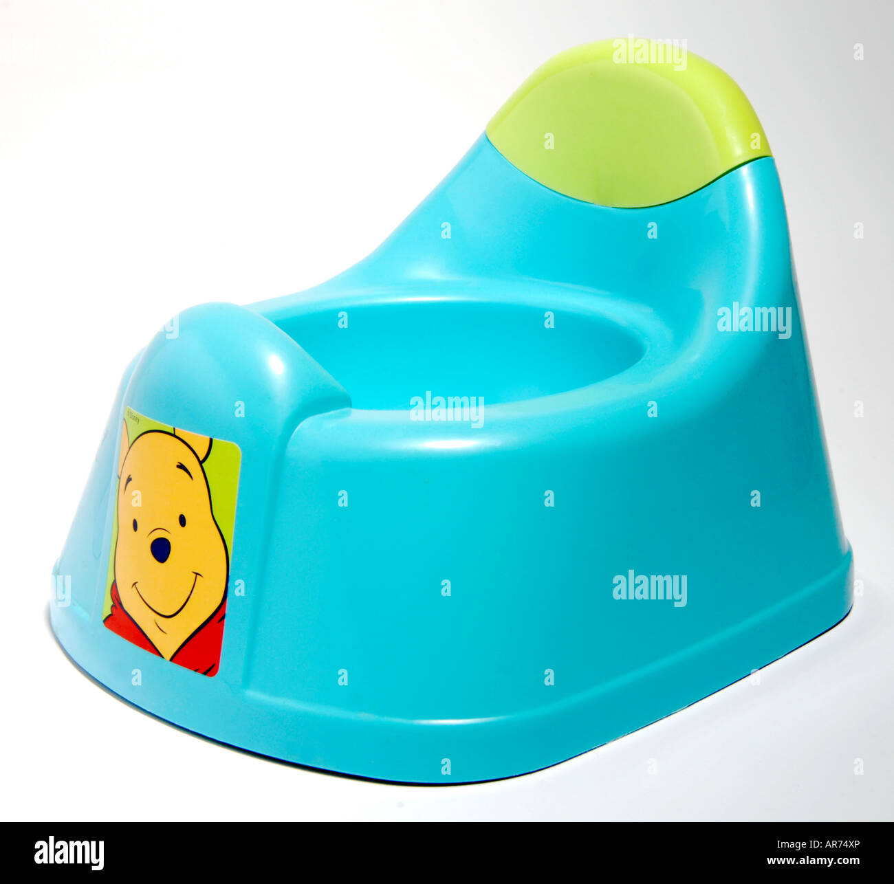 Baby's potty for toilet training on white background Stock Photo - Alamy