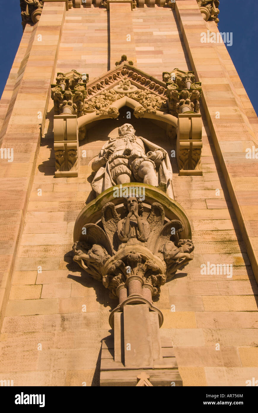 Albert Memorial Clock tower Queen's queens Square, Belfast, in Northern ...