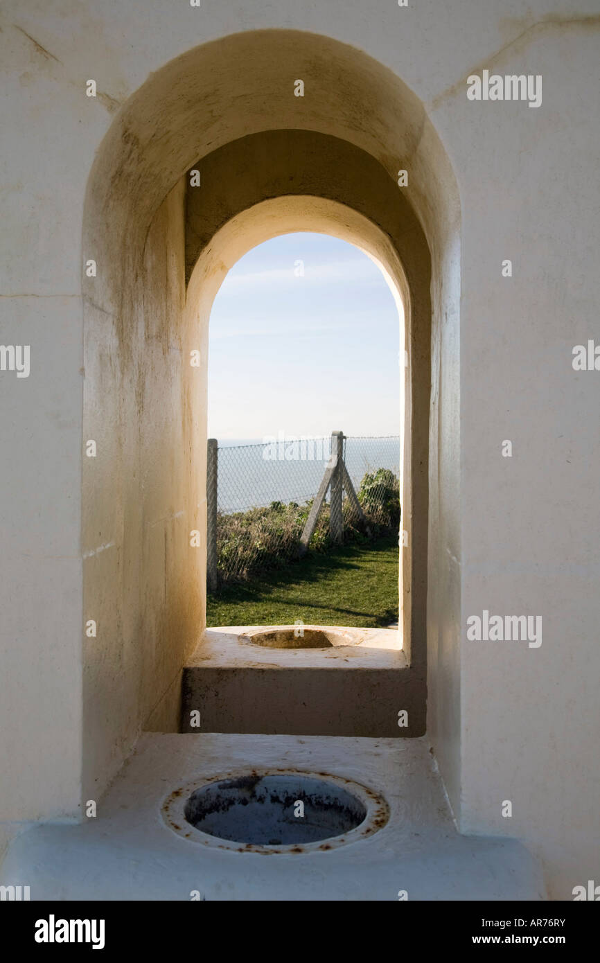 Meridian line memorial. Greenwich meridian line. Peachaven. Stone layed ...