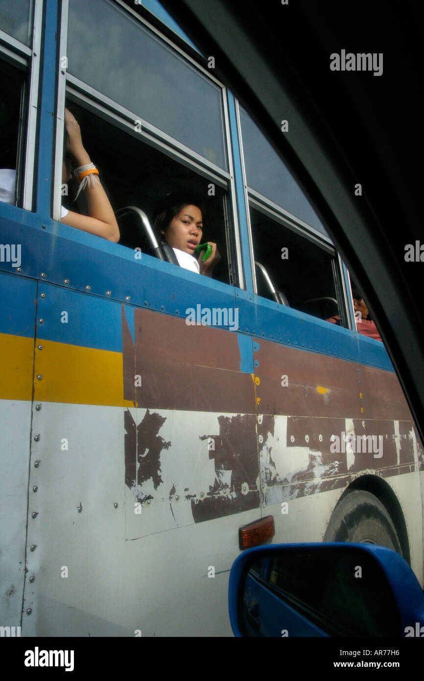 Thai school bus hi-res stock photography and images - Alamy