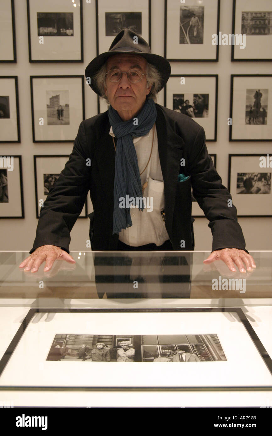 The late Magnum Photographer Rene Burri is pictured at his ...