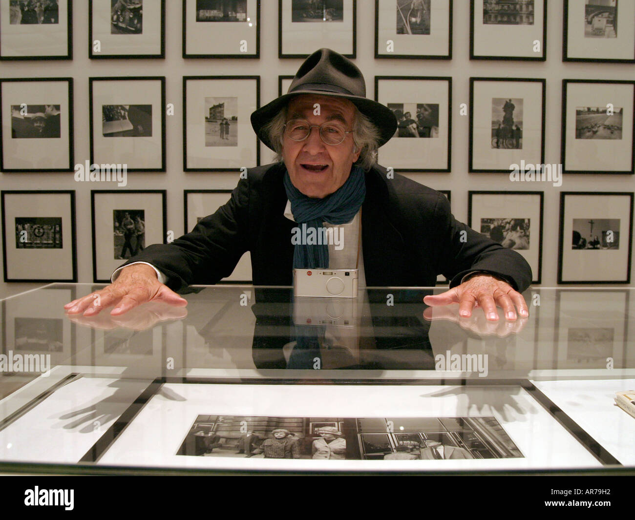 The late Magnum Photographer Rene Burri is pictured at his ...