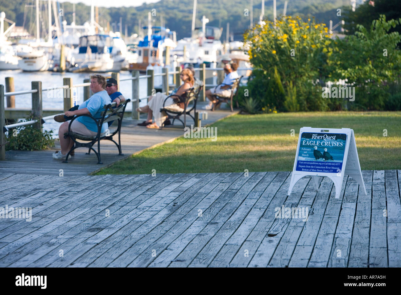 The riverfront in historic Essex, Connecticut Stock Photo - Alamy