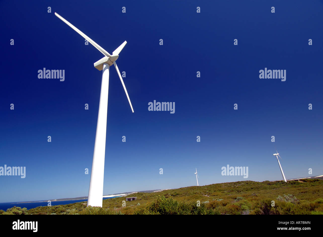 Coastal wind farm at Esperance Western Australia Stock Photo - Alamy