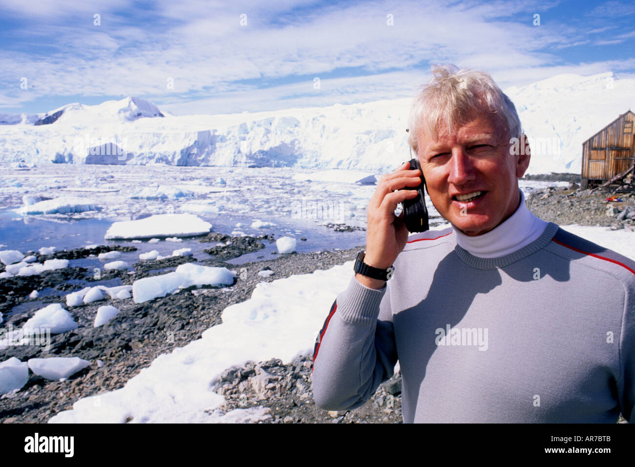 Communications from satellite cell phone from most remote place in ...