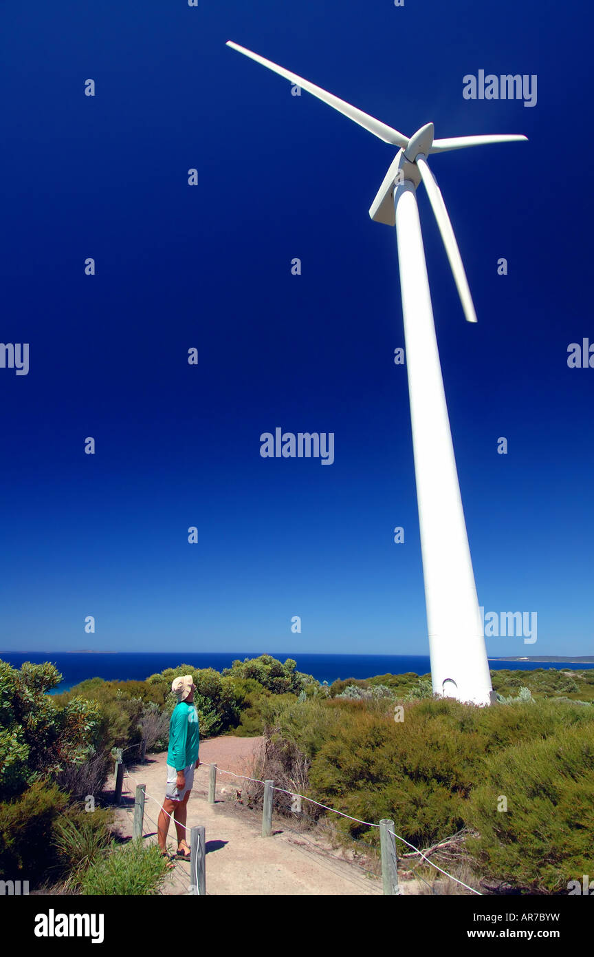 Wind turbine at Esperance wind farm Western Australia Stock Photo - Alamy