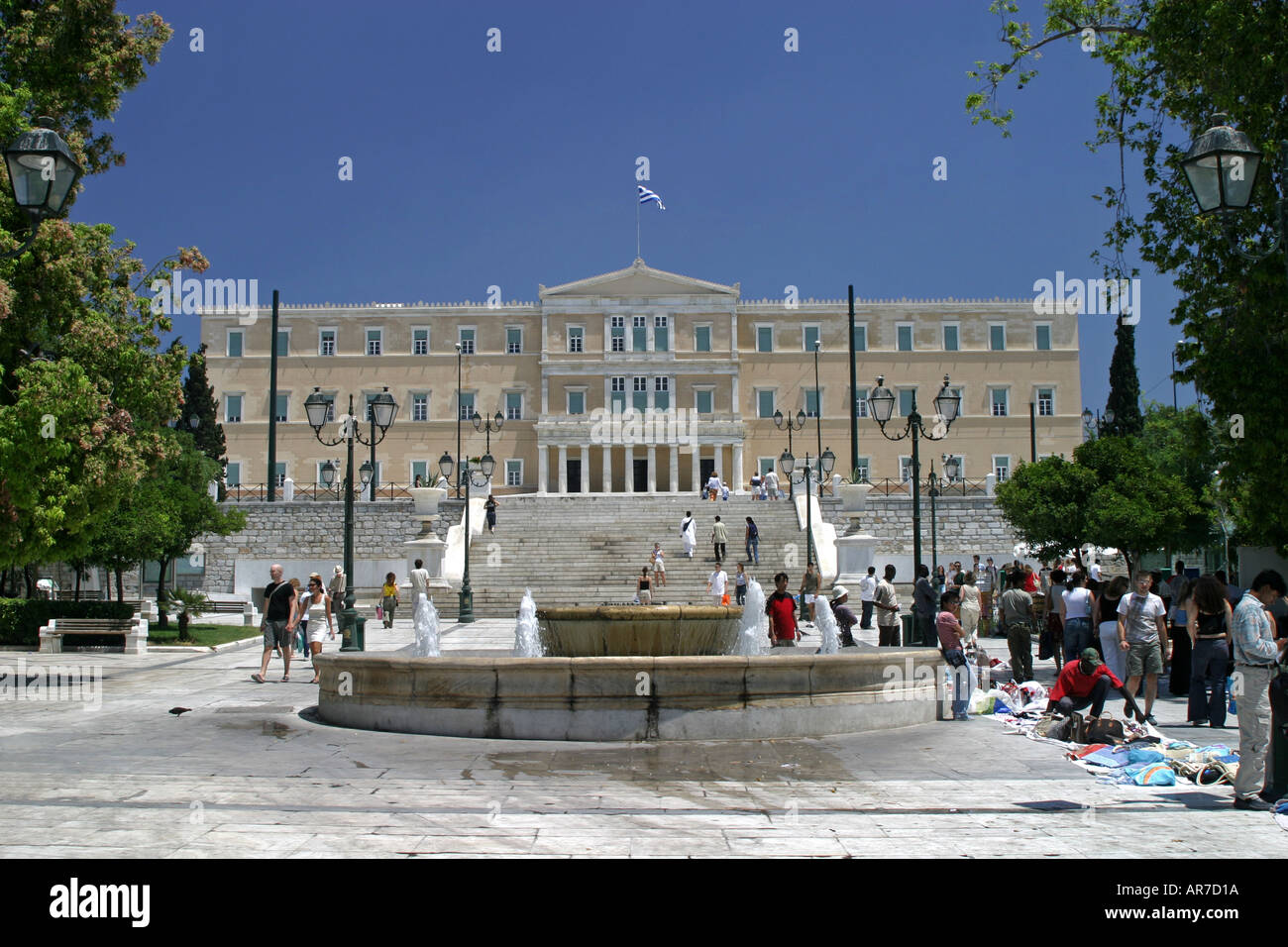 The Royal Palace Athens Greece, a popular tourist attraction in Europe ...