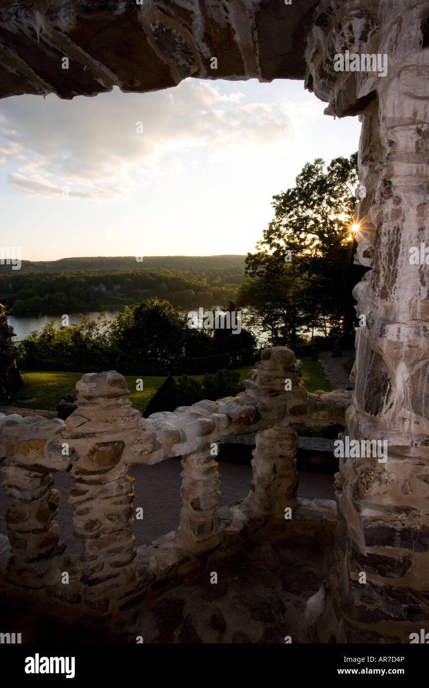 The view from the second floor of Gillette Castle in East Haddam ...