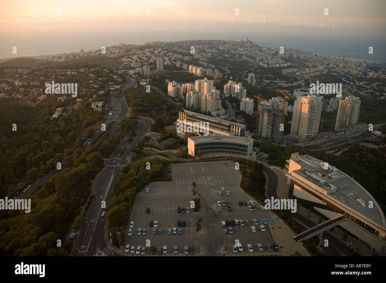 Israel Haifa Haifa University aerial view Stock Photo - Alamy