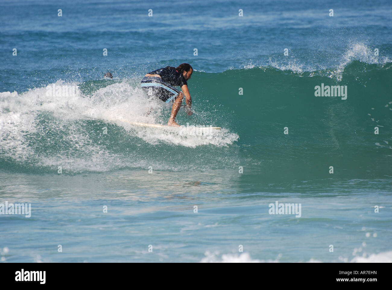 Tel Aviv Israel Surfers surfing in the Mediterranean Stock Photo - Alamy