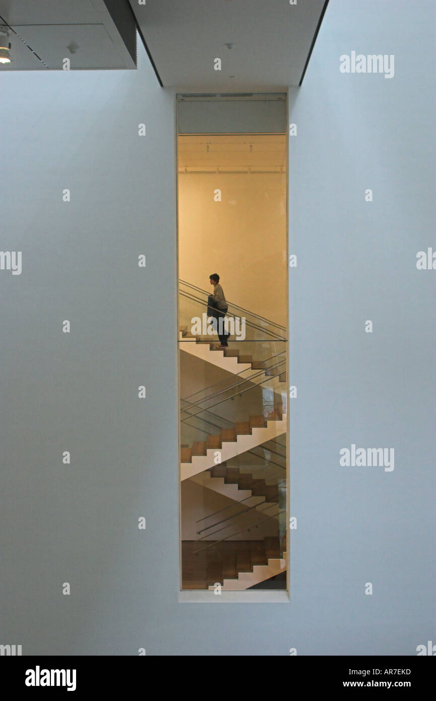 Stairs in museum art moma hi-res stock photography and images - Alamy