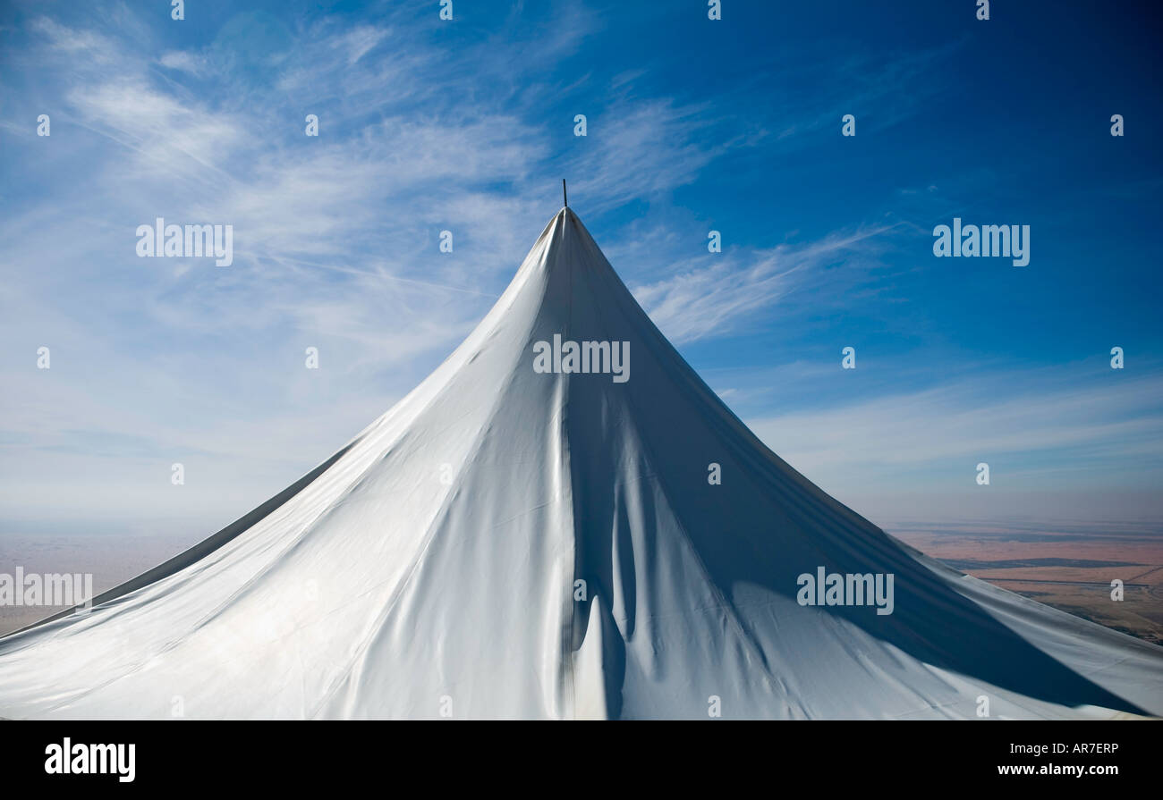 Top of a White Tent Stock Photo - Alamy