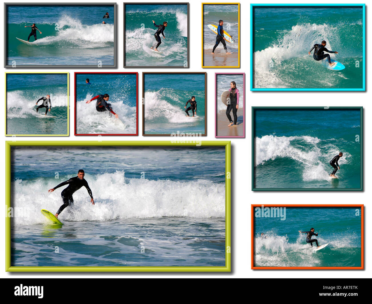 Collage image picture male hi-res stock photography and images - Alamy