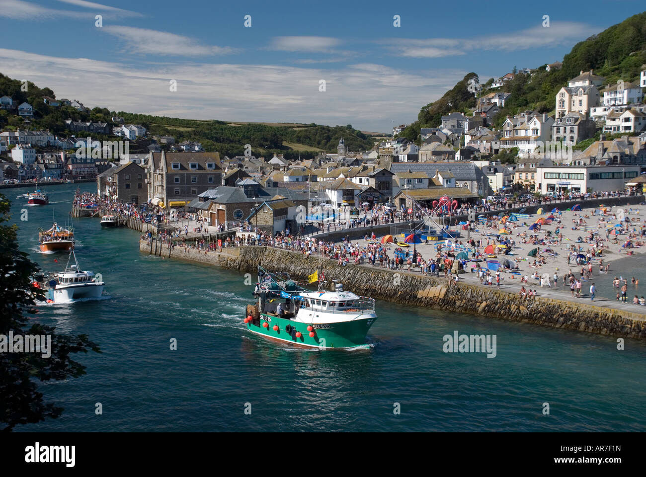 Looe trawler race Stock Photo - Alamy