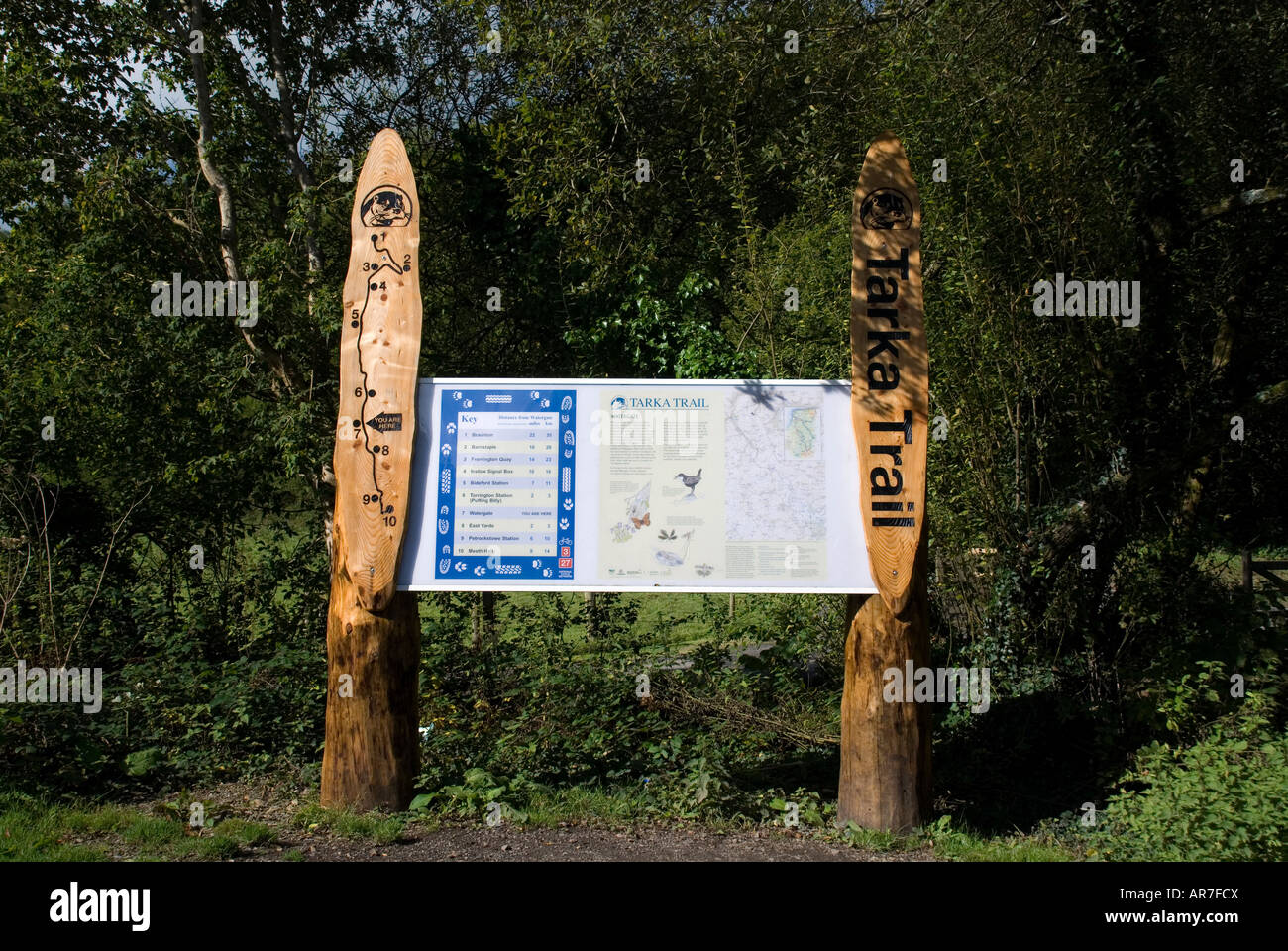 Tarka Trail at Watergate Devon Stock Photo - Alamy