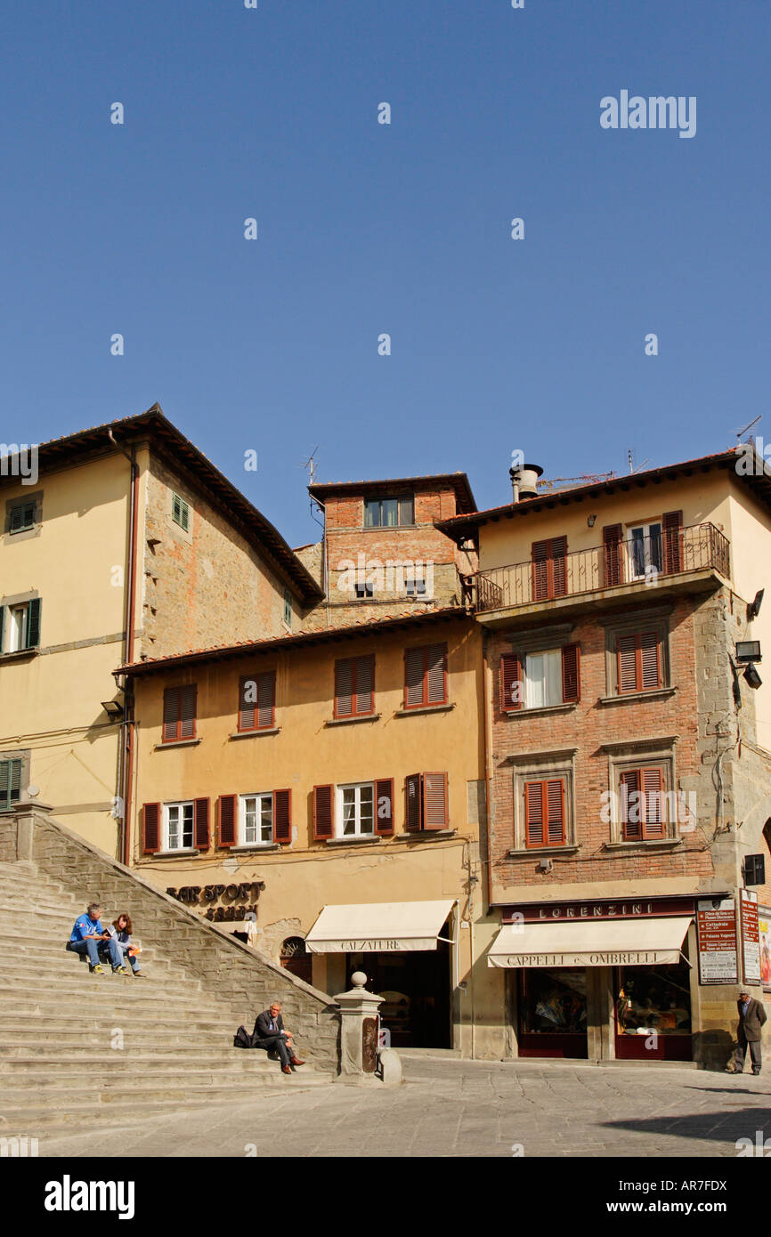 Cortona italy town center hi-res stock photography and images - Alamy