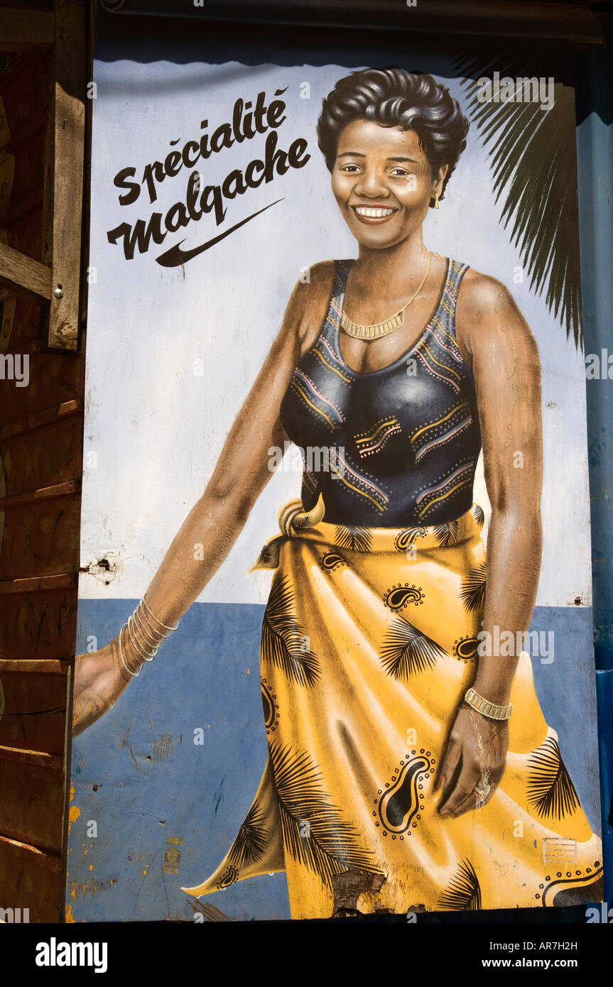 mural, Hell-Ville, Nosy Be, Madagascar Stock Photo - Alamy