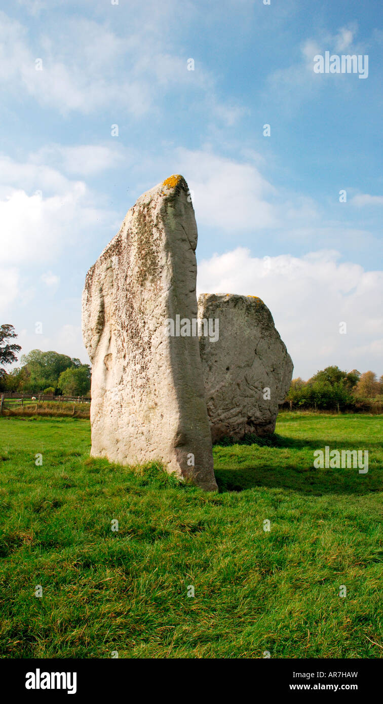 tall standing stone at avebury Stock Photo - Alamy