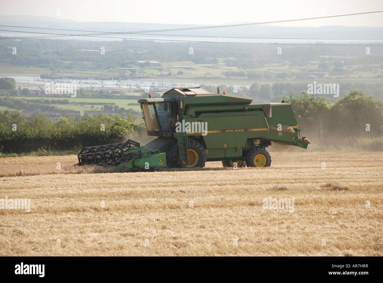 Combine harvester corn hi-res stock photography and images - Alamy