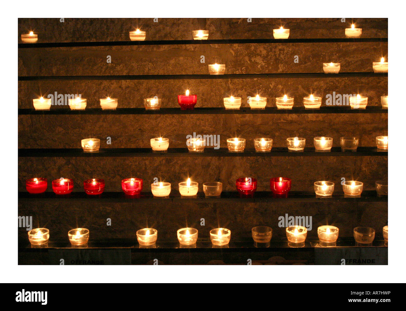 Votive candles Cut Out Stock Images & Pictures - Alamy