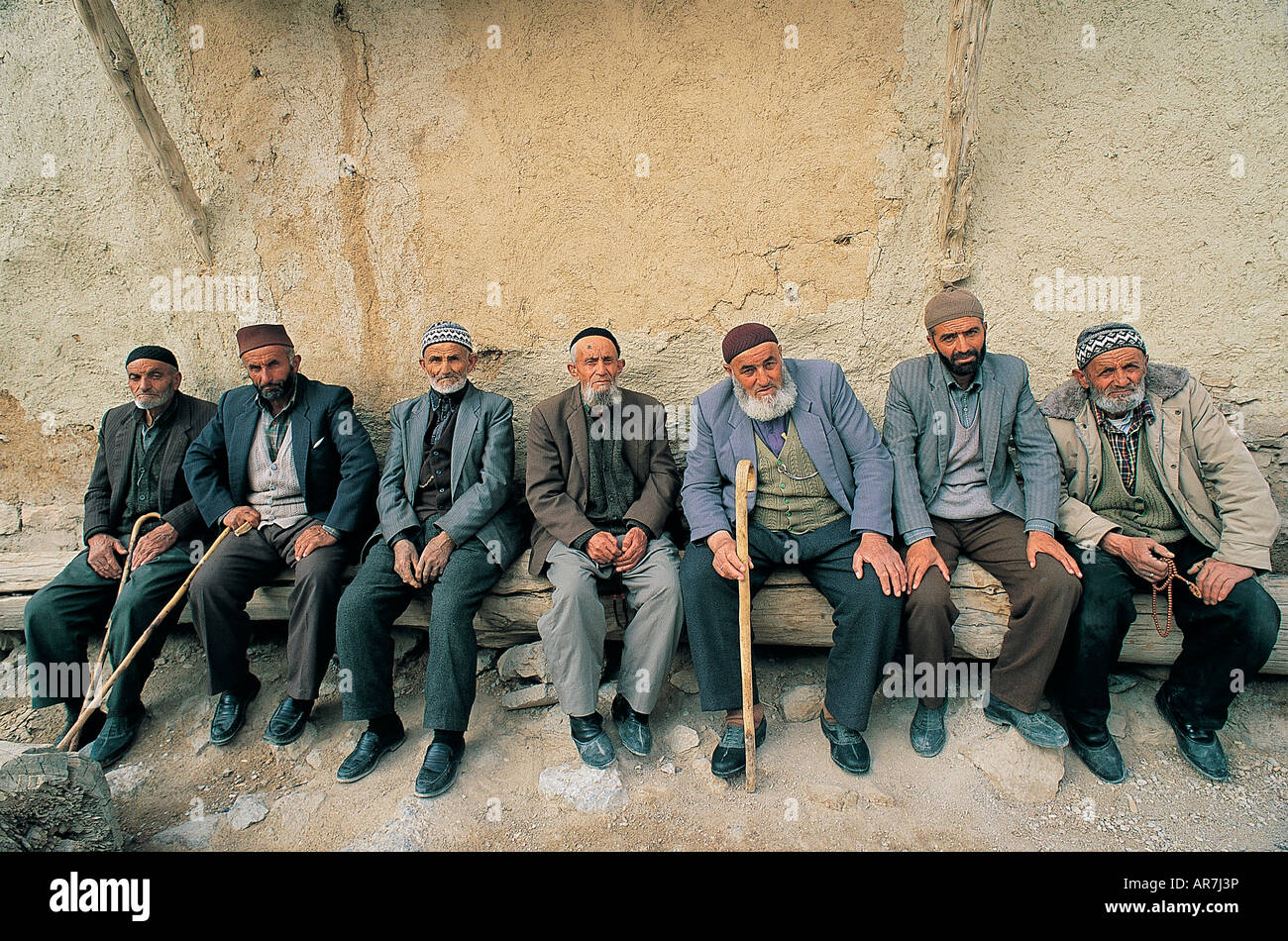 Turkish elders from country side of Konya Turkey Stock Photo - Alamy