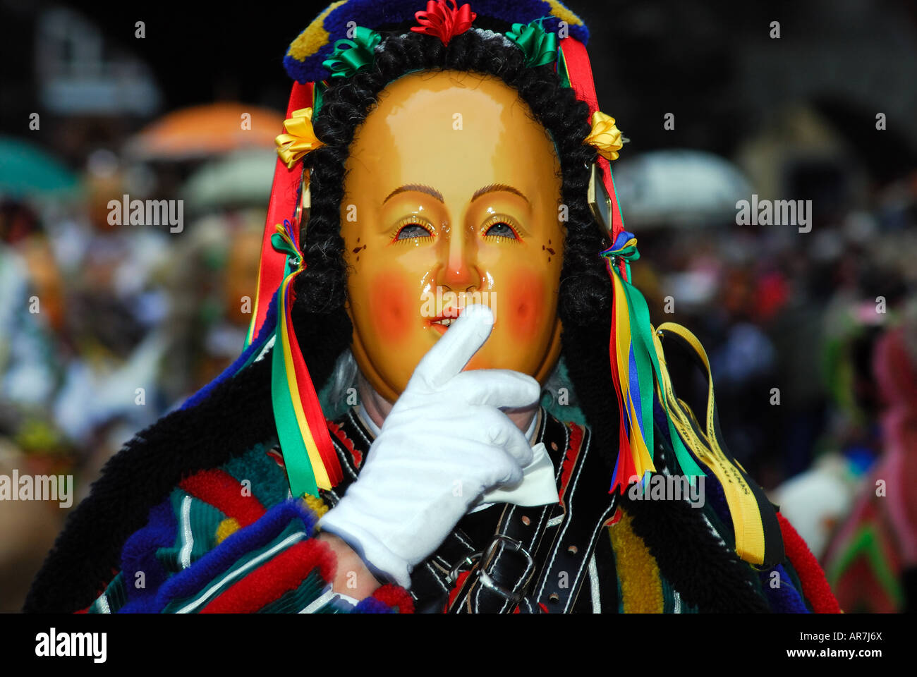 Carnival procession in Rottweil, Black Forest Germany Stock Photo - Alamy