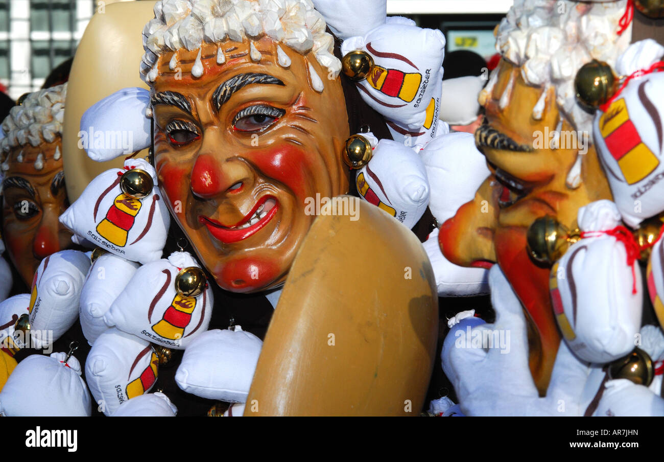 German carnival procession, Black Forest Stock Photo - Alamy