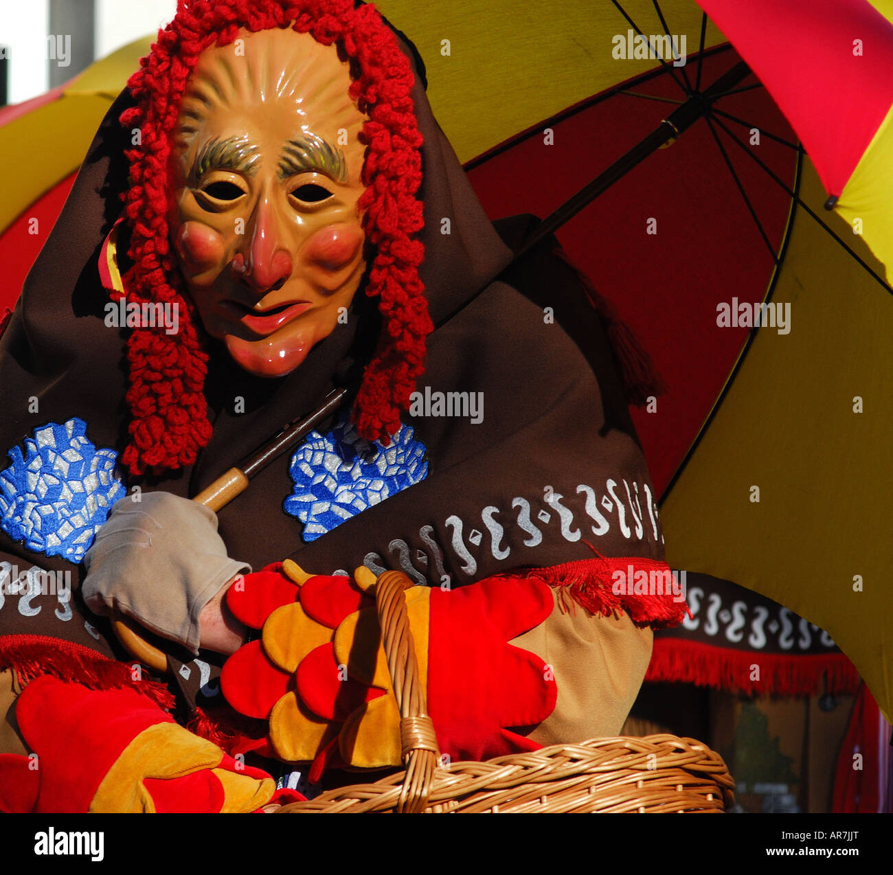 German carnival procession, Black Forest Stock Photo - Alamy